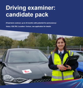 Driving Examiner Roles - Department for Transport Careers